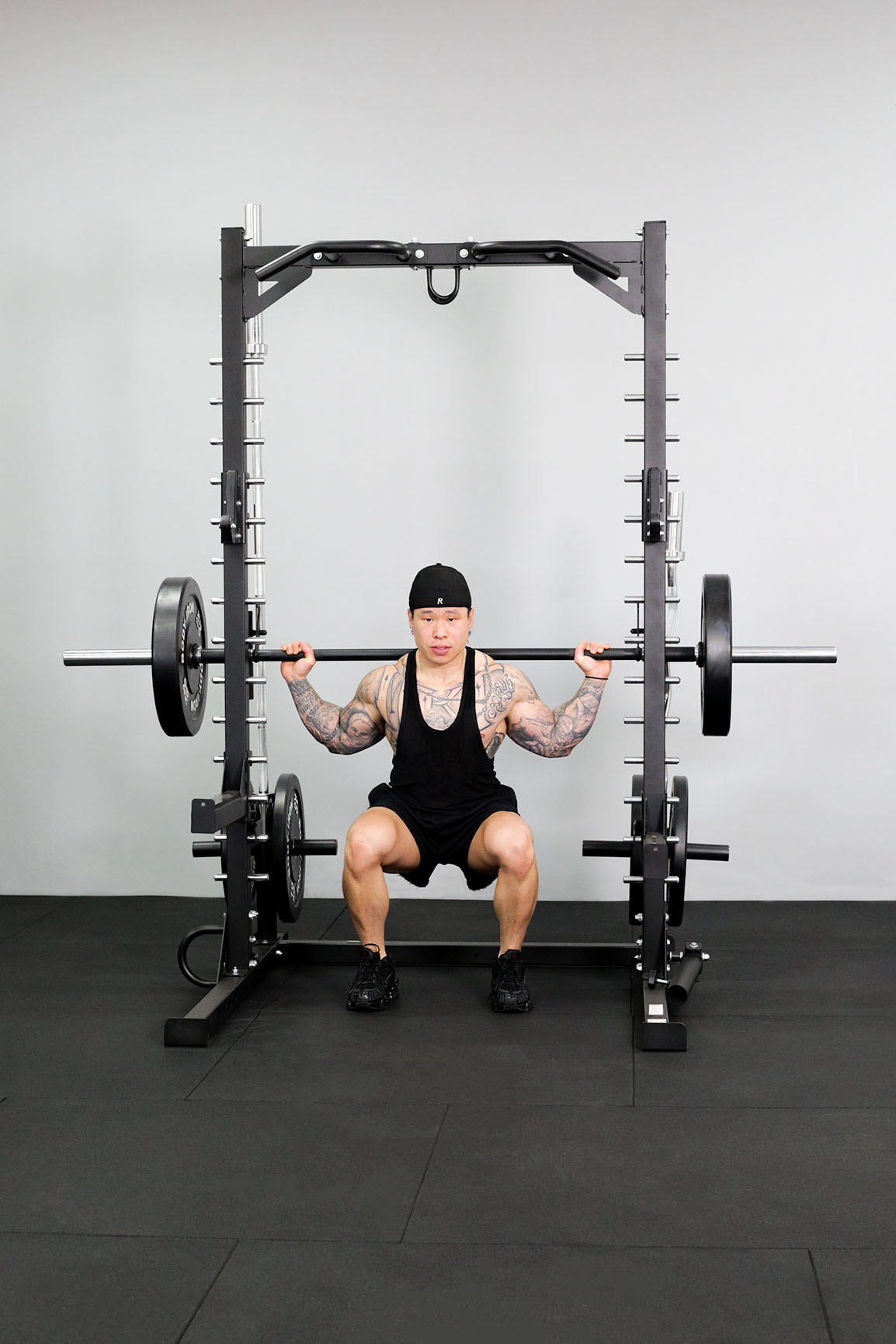 Buy Body Iron Smith Machine Half Rack Online | World Fitness Australia