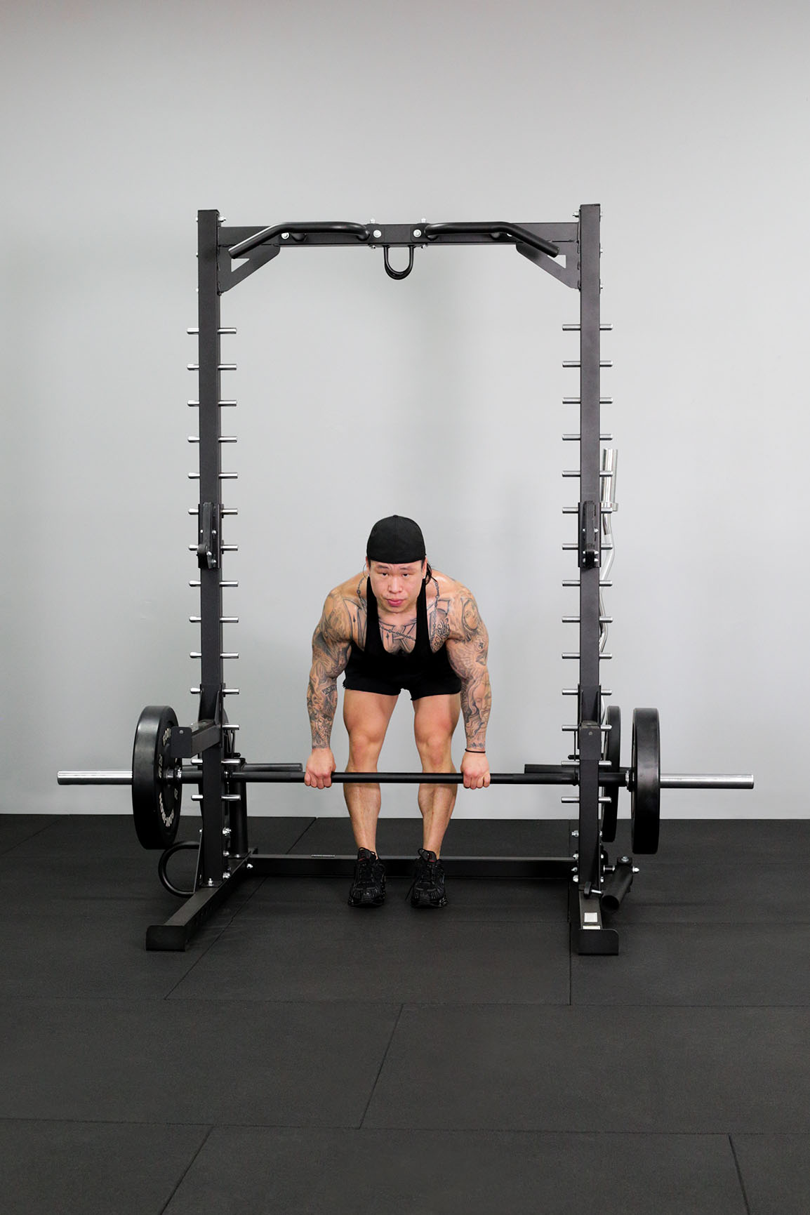 Buy Body Iron Smith Machine Half Rack Online | World Fitness Australia